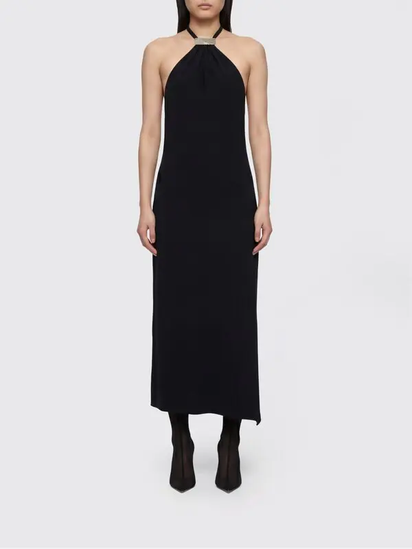Attico Halterneck Midi Dress