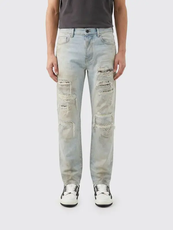 Amiri Distressed Denim Slim Fit Jeans