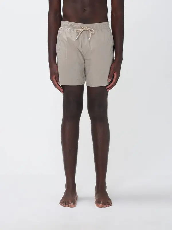 BOSS Nylon Swim Shorts With Drawstring - Beige