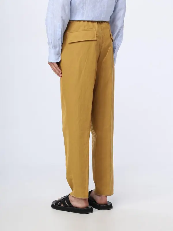 Etro Trousers In Linen Blend