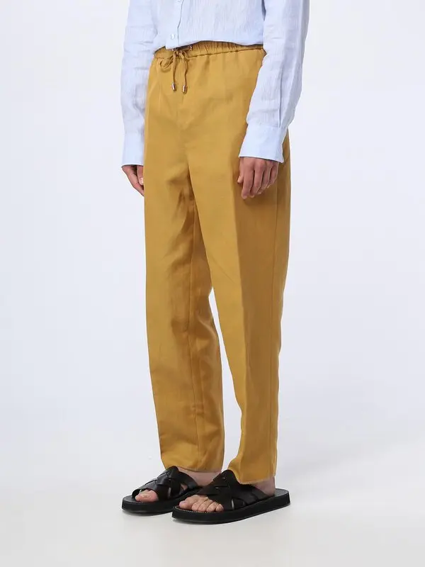 Etro Trousers In Linen Blend