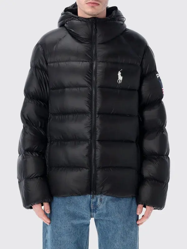 Polo Ralph Lauren Quilted Padded Nylon Down Jacket - Black