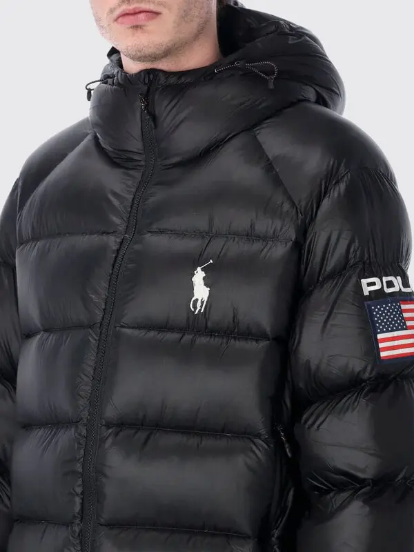 Polo Ralph Lauren Quilted Padded Nylon Down Jacket - Black