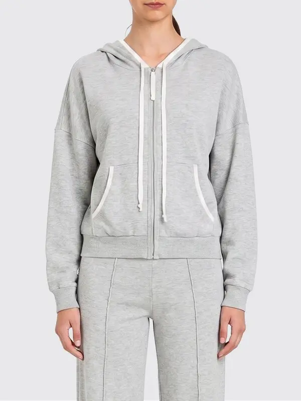 TWINSET Cotton Blend Hooded Sweatshirt