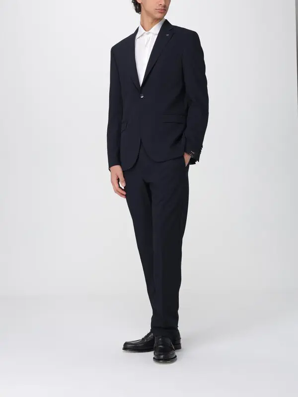 MANUEL RITZ Single-breasted Suit In Wool Blend