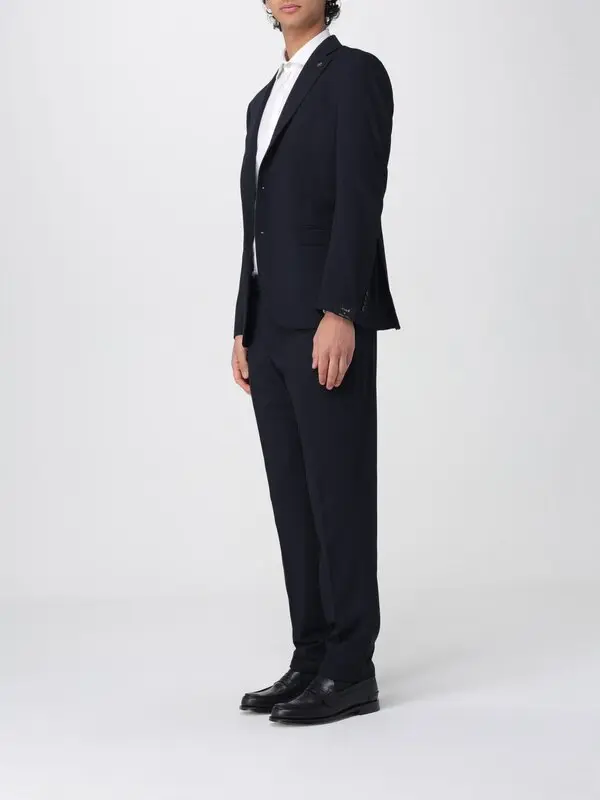MANUEL RITZ Single-breasted Suit In Wool Blend