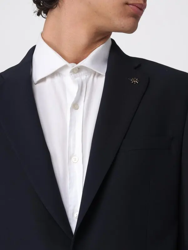 MANUEL RITZ Single-breasted Suit In Wool Blend
