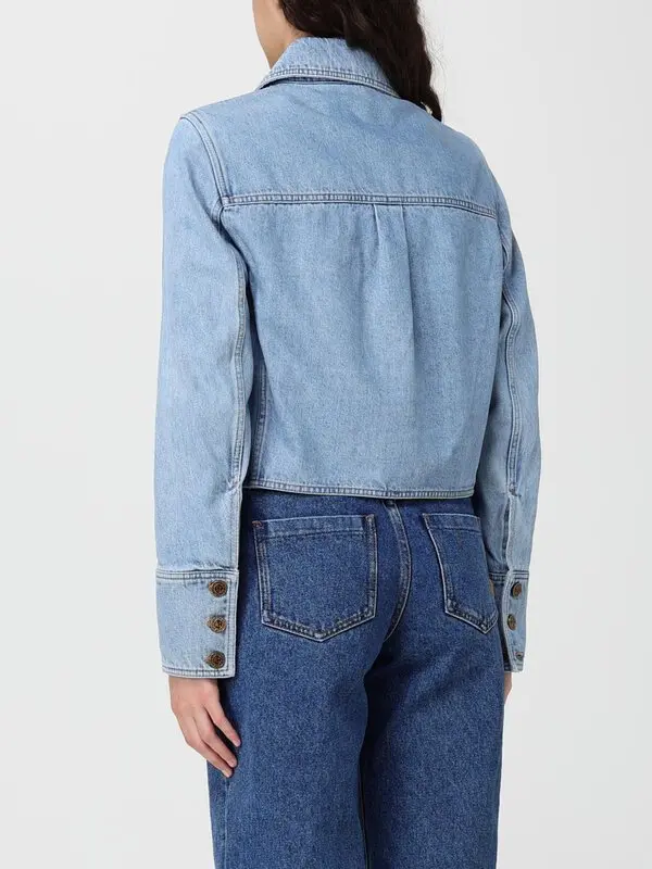 Balmain Crop Denim Jacket