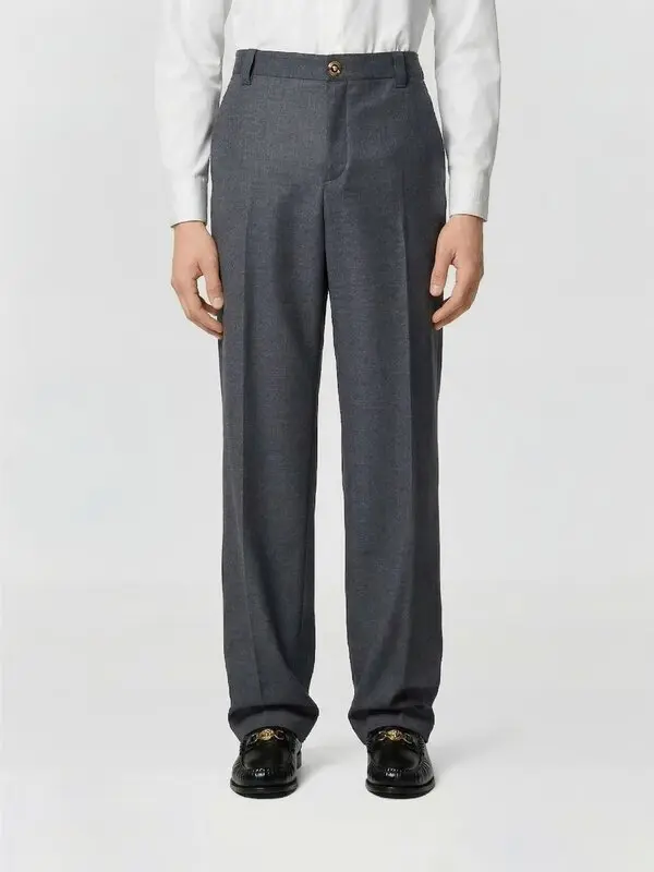 Versace Wool Tailored Trousers