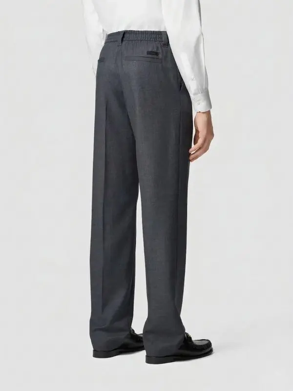 Versace Wool Tailored Trousers