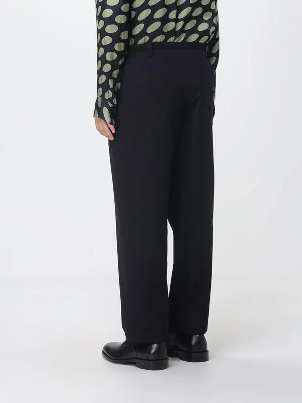 Dries Van Noten Cotton And Wool Drawstring Trousers