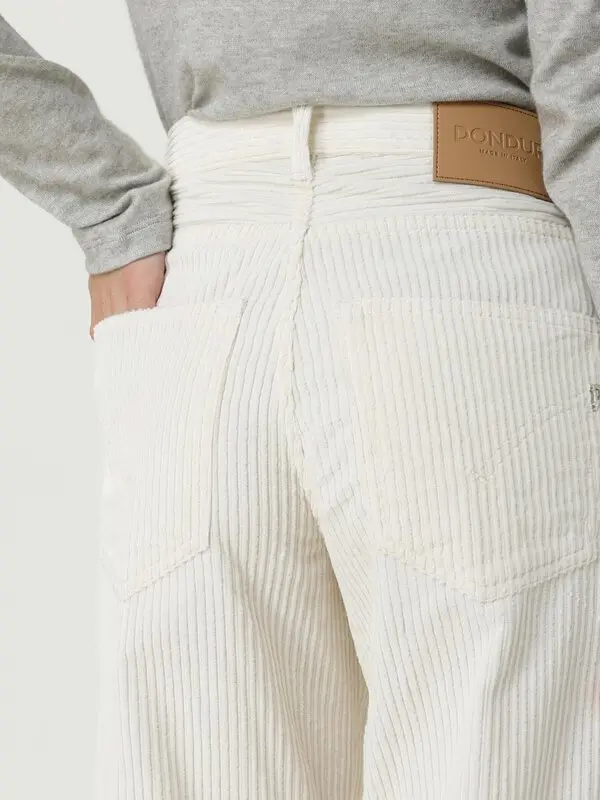 DONDUP Corduroy Trousers - Cream