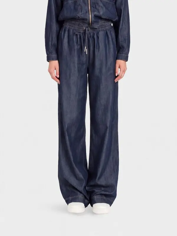 TWINSET Lyocell Palazzo Trousers