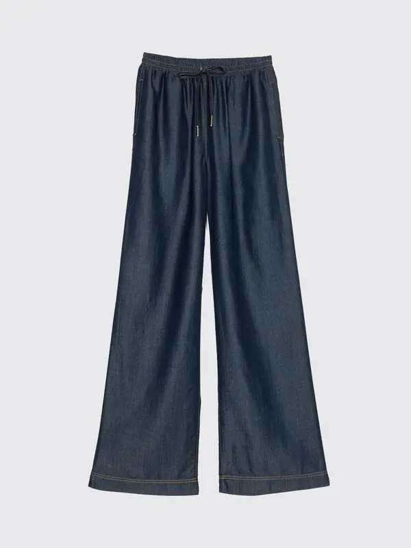 TWINSET Lyocell Palazzo Trousers