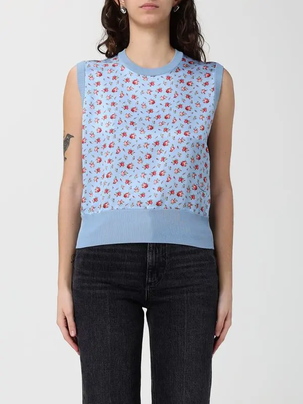 Dolce & Gabbana Silk Floral Print Sleeveless Top
