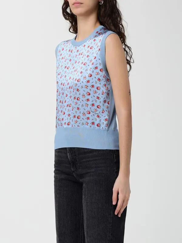 Dolce & Gabbana Silk Floral Print Sleeveless Top