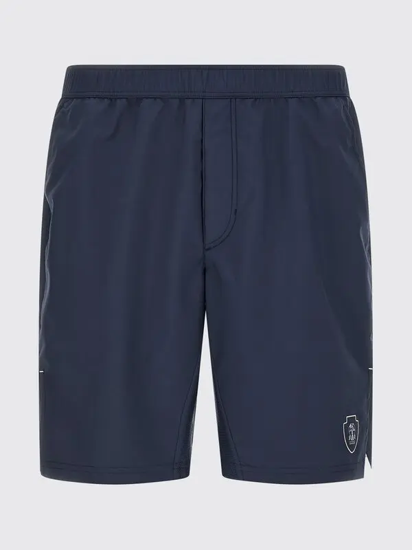 Brunello Cucinelli Technical Fabric Shorts - Blue