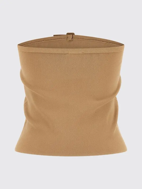 COURREGES Viscose Knit Top - Beige
