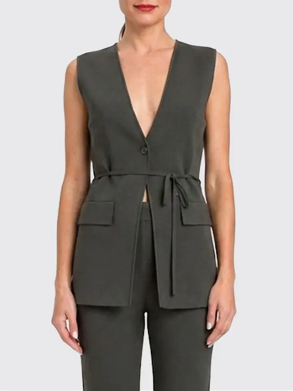 TWINSET Viscose Blend Vest - Green