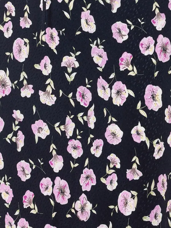 TWINSET Floral Maxi Dress - Black