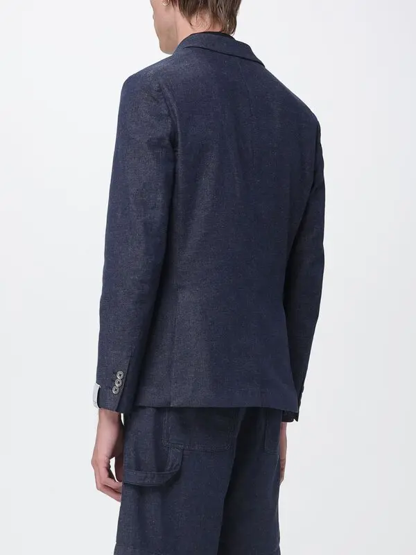 PAOLO PECORA Double-breasted Virgin Wool Blazer