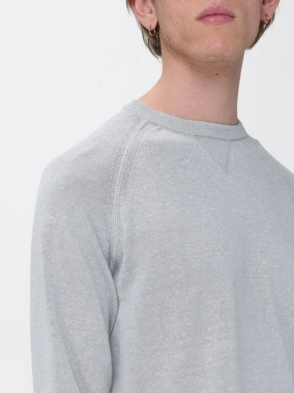 Eleventy Basic Crew Neck Sweater - Denim