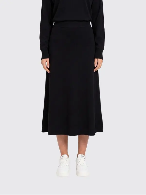 TWINSET Viscose Skirt With Fringes