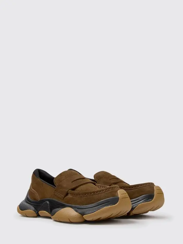 Camper Karst 2 Suede Loafers With Vibram Sole