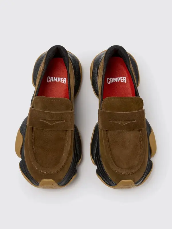 Camper Karst 2 Suede Loafers With Vibram Sole