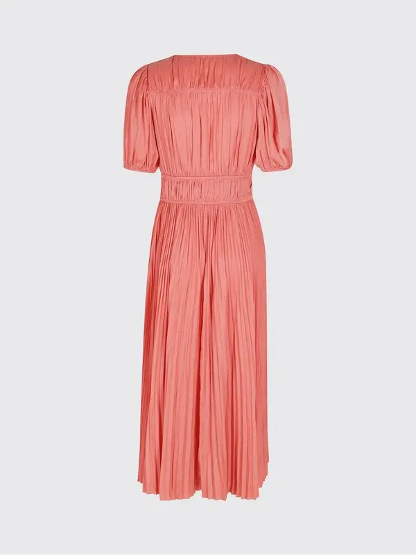 Ulla Johnson Audra Pleated Crêpe Midi Dress