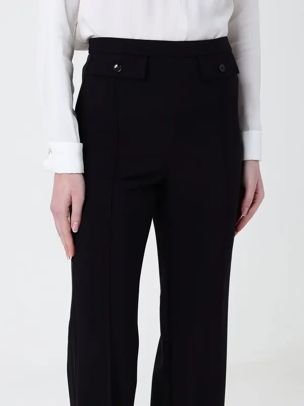 Elisabetta Franchi Classic Crepe Trousers - Black