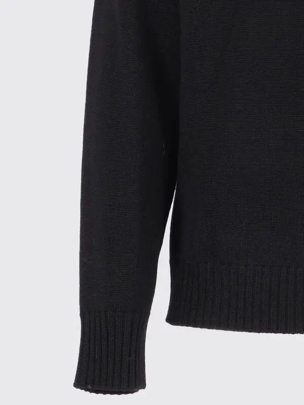 BALLANTYNE Roll Neck Jumper - Black