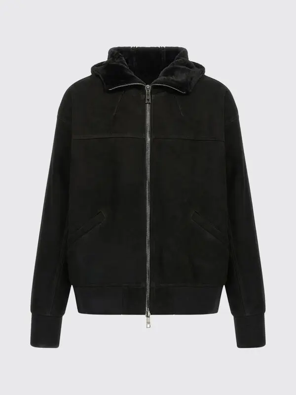 GIORGIO BRATO Hooded Leather Jacket