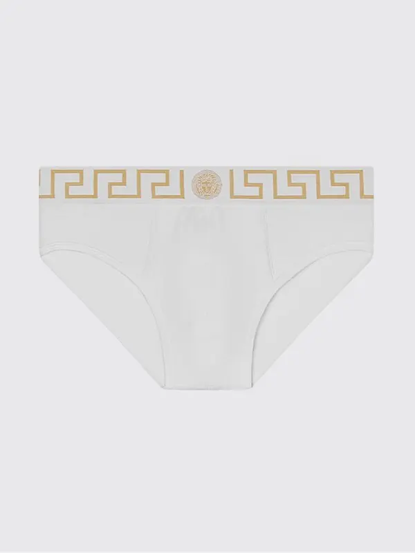 Versace Greca Stretch Cotton Briefs