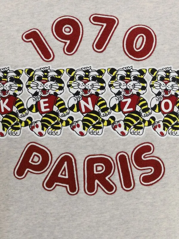 Kenzo 1970 Paris" Tiger Graphic Sweatshirt - Grey