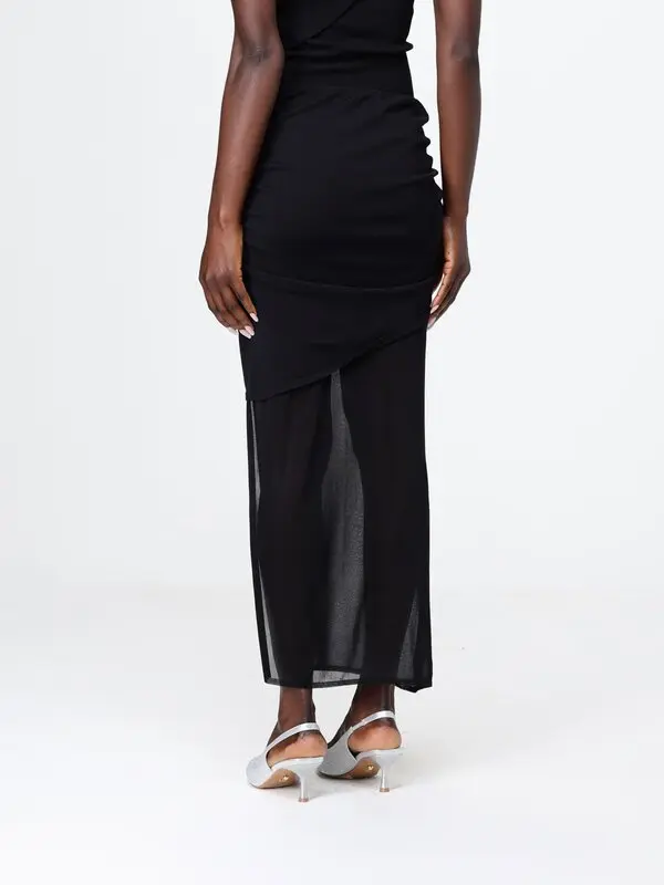 Liviana Conti Draped Midi Skirt