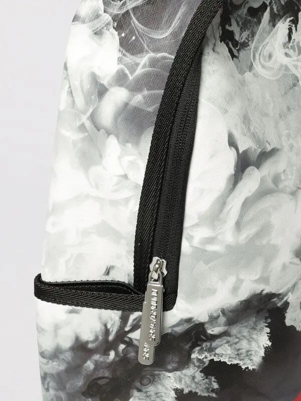 SPRAYGROUND Saffiano Coated Cotton Backpack With Logo Print
