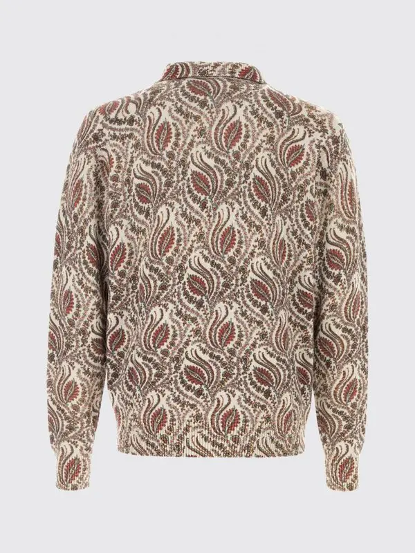 Etro Jacquard Wool Polo Shirt