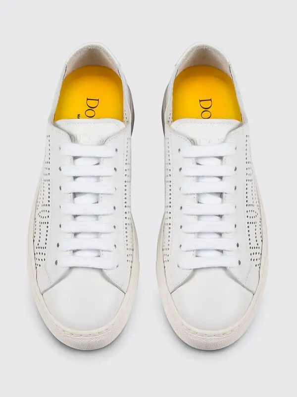 DOUCAL'S Perforated Leather Sneakers