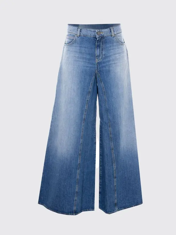 Pinko Cotton Denim Flared Jeans
