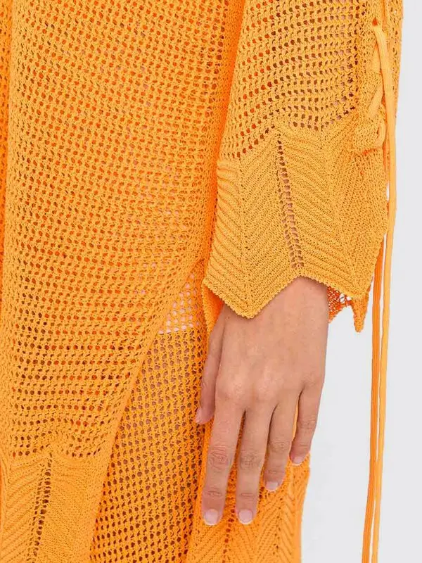 TWINSET Cotton Blend Kaftan Top