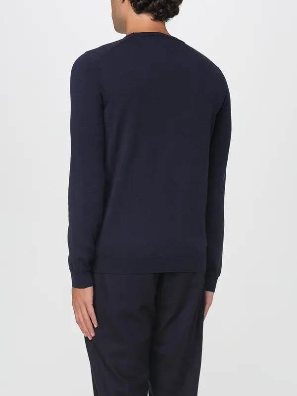 ZANONE Crew Neck Fine Knit Jumper - Blue