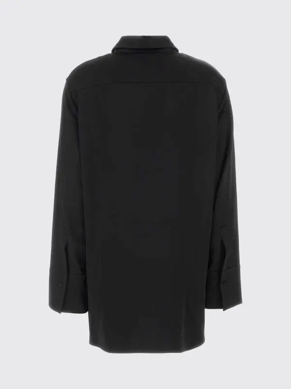 JIL SANDER Classic Satin Shirt - Black