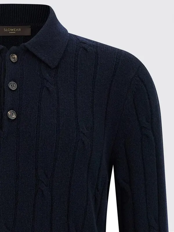 ZANONE Polo Shirt Colour - Blue