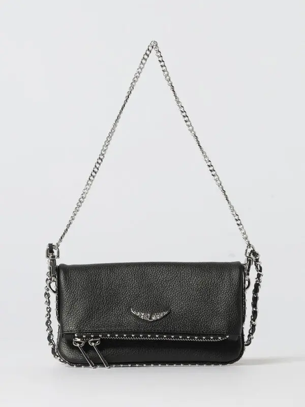 Zadig&Voltaire Rock Nano Grained Leather Pouch
