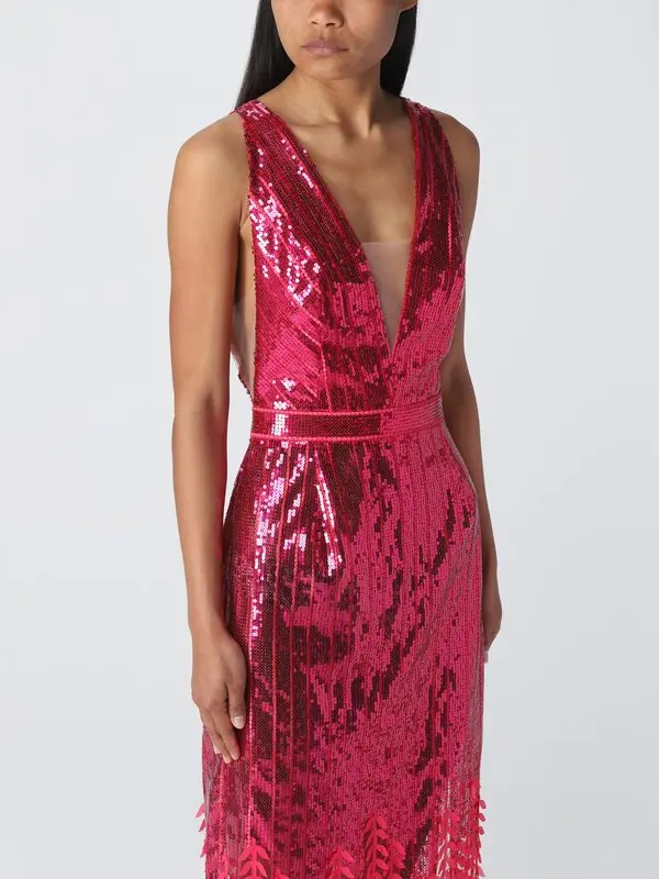 Elisabetta Franchi Sequin Embellished Gown