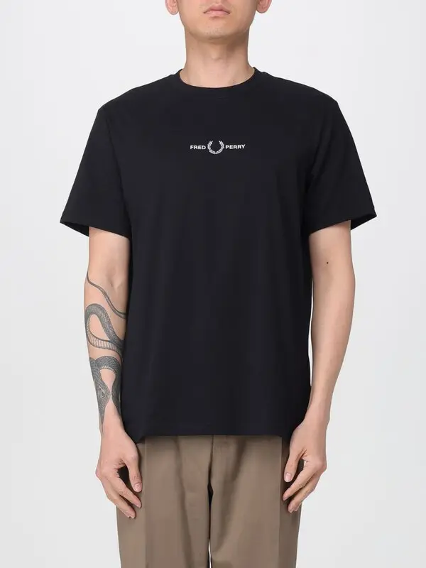 Fred Perry Cotton T-shirt With Logo