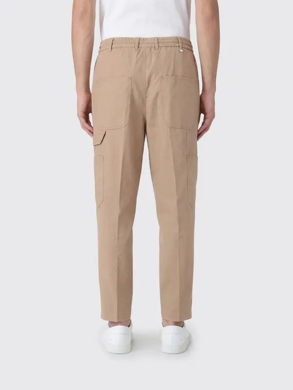 PT TORINO Cotton And Linen Drawstring Trousers