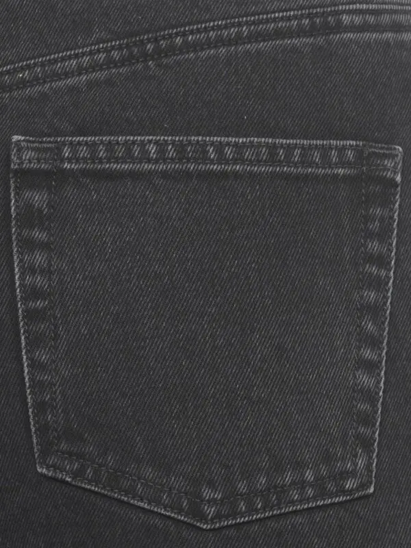Loulou De Saison Cotton Denim Slim Fit Jeans - Black