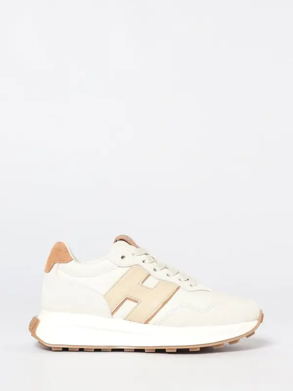 Hogan H641 Sneakers In Smooth And Suede Leather